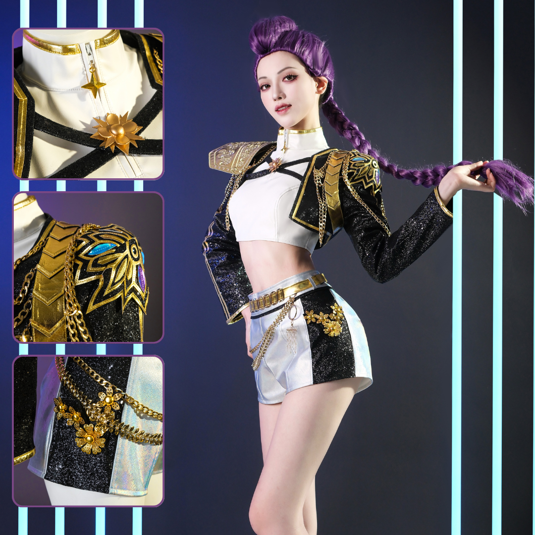 【Last Batch】Rolecosplay Kpop Demon Hunter Golden Rumi Cosplay Costume