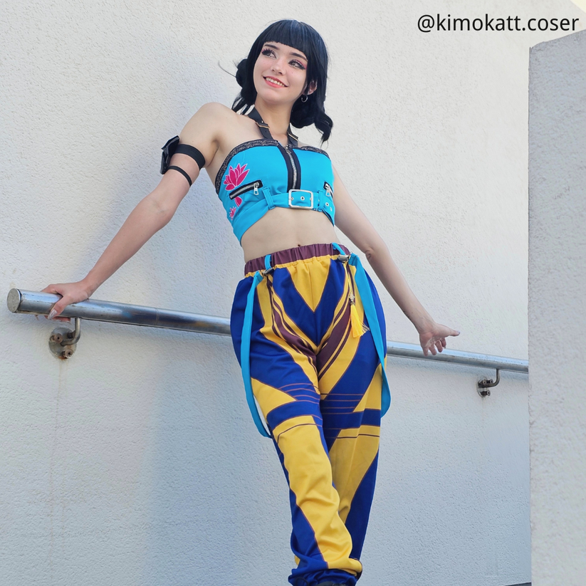【In Stock】KPOP Demon Hunter ZOEY Cosplay Costume - Air Layer Fabric, C