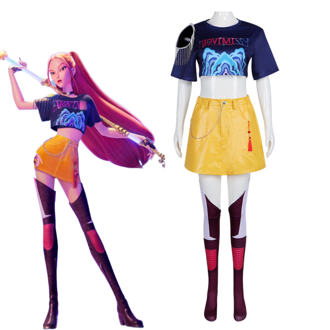 Mira Cosplay Anime KPop Demon Hunters Costume Outfit Zoe Kpop Demon ...