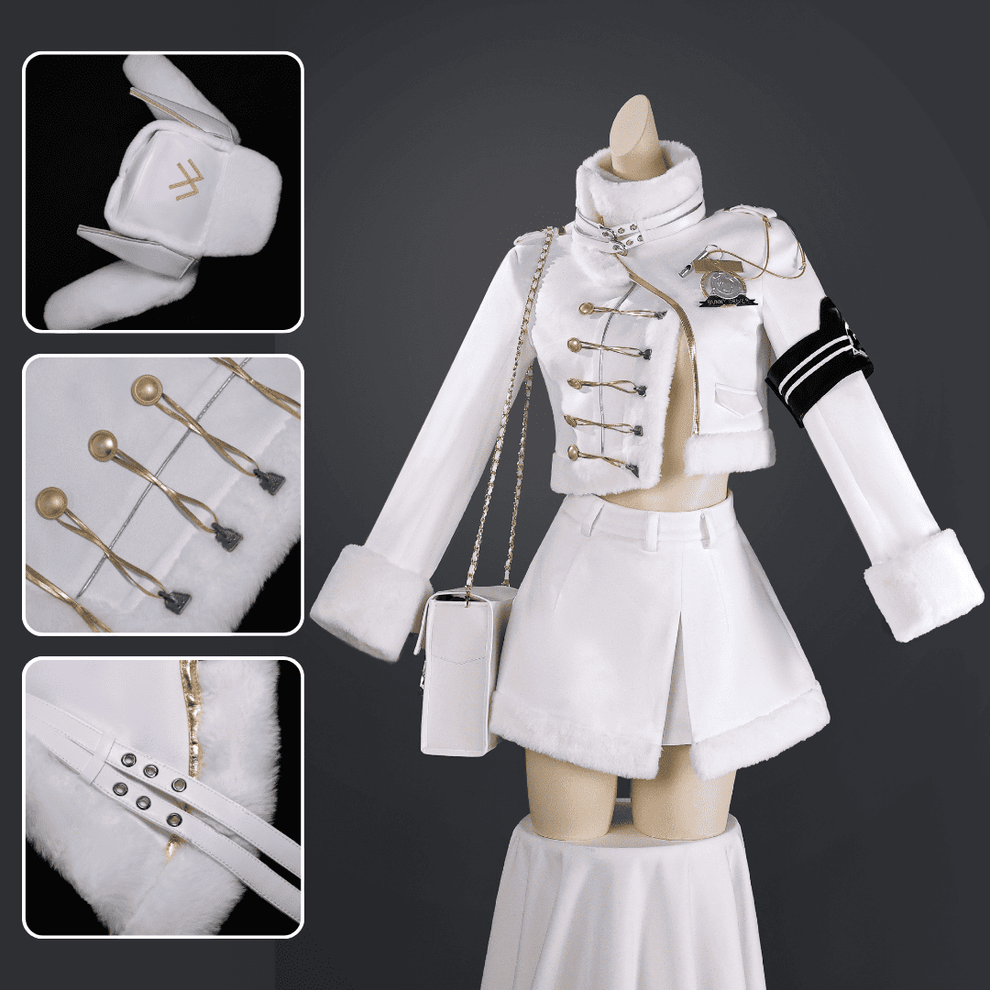 【Size XS-3XL】Rolecosplay NIKKE Blanc Fortune Express Cosplay Costume S