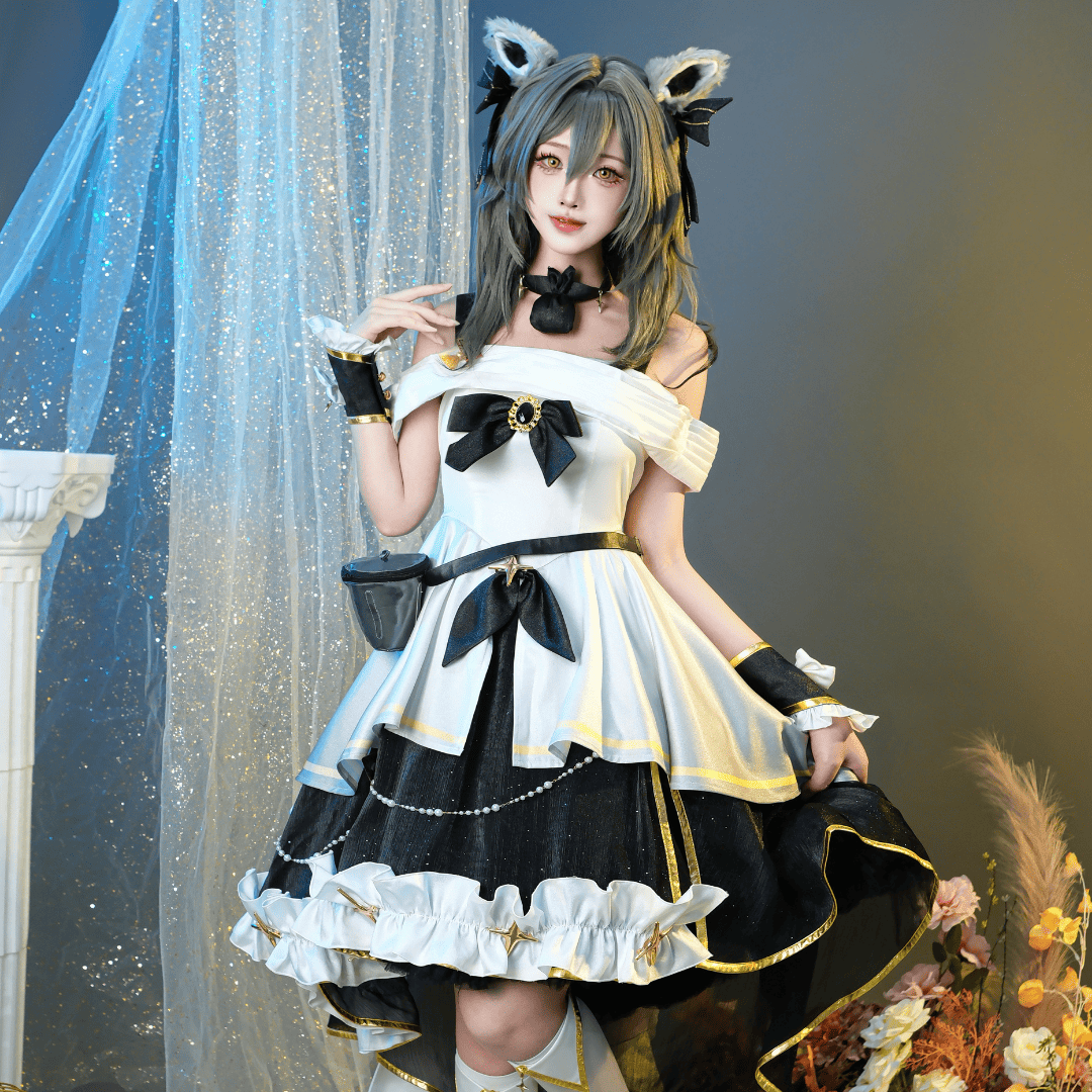 【Last batch】Rolecosplay Raccoon Stelle Cosplay Costume Honkai Star Rai
