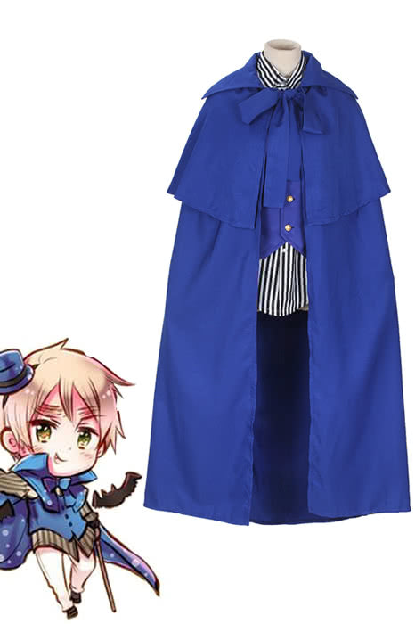 Axis Powers Hetalia Arthur Kirkland Cosplay Costume With Cool Cloak ...
