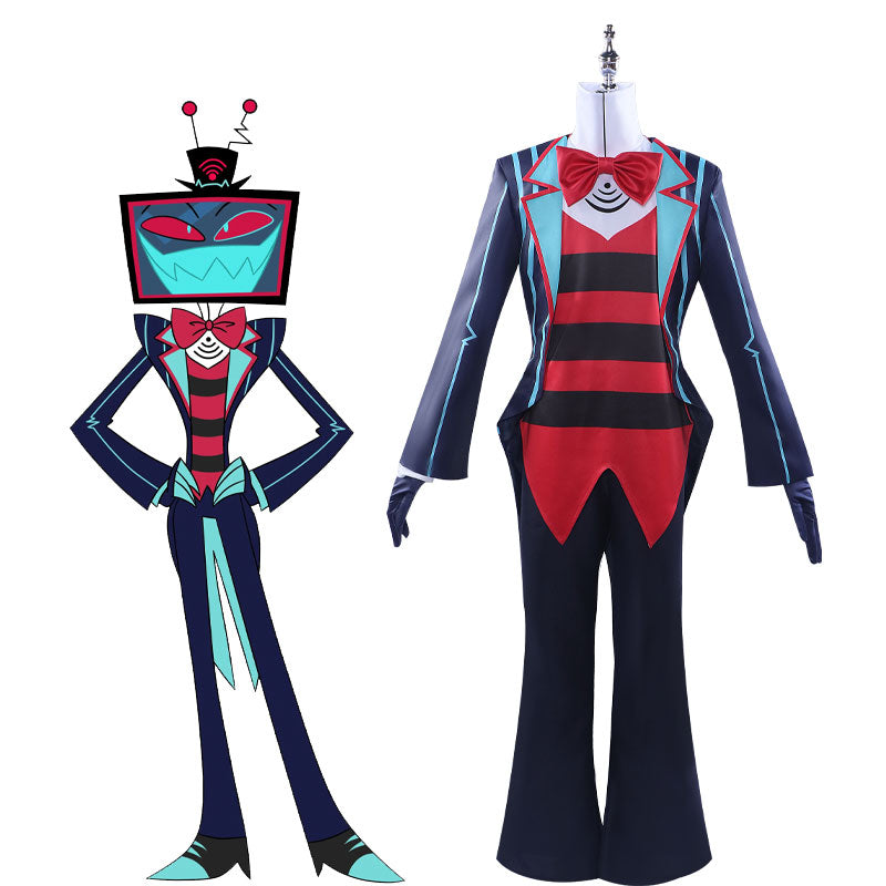 Hazbin Hotel Vox Cosplay Costume Halloween Costume