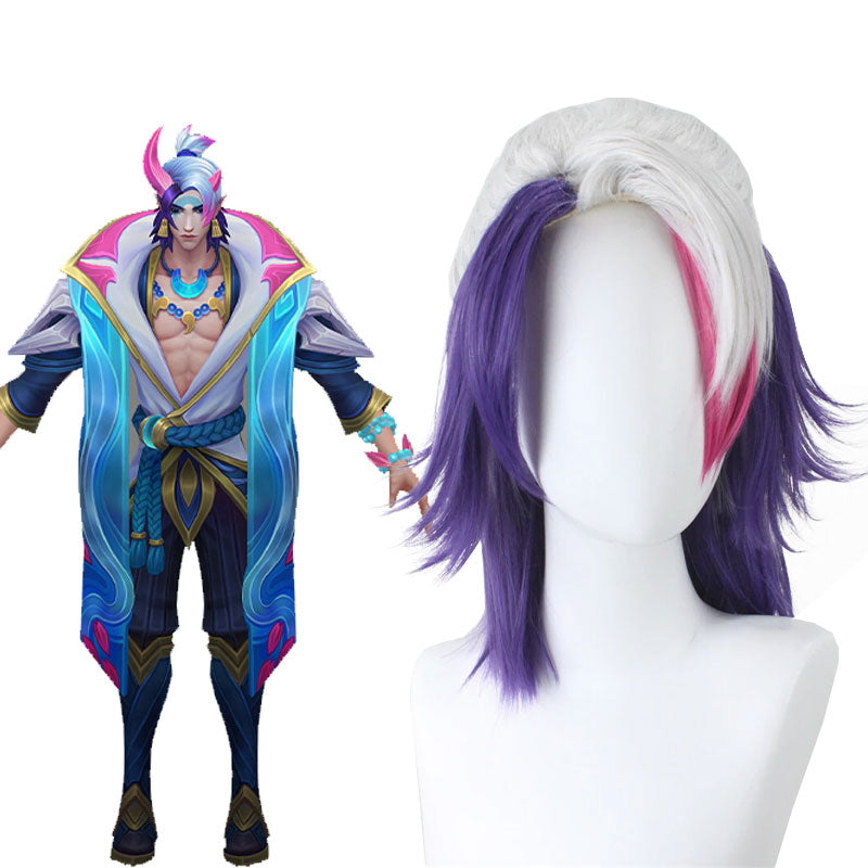 LOL Spirit Blossom Aphelios Cosplay Wigs – Rolecosplay