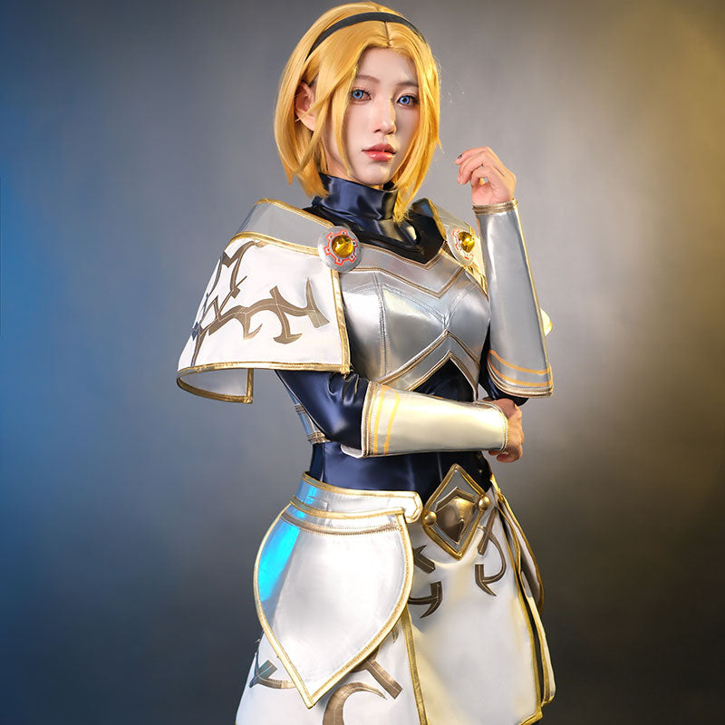 LOL the Lady of Luminosity Lux Cosplay Costume Luxanna Crownguard Cosp
