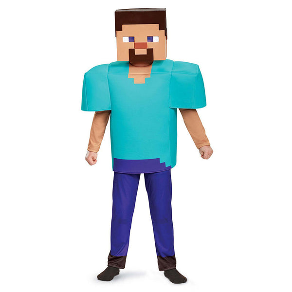 Minecraft Alex Steve Skeleton Cosplay Costumes Full Set