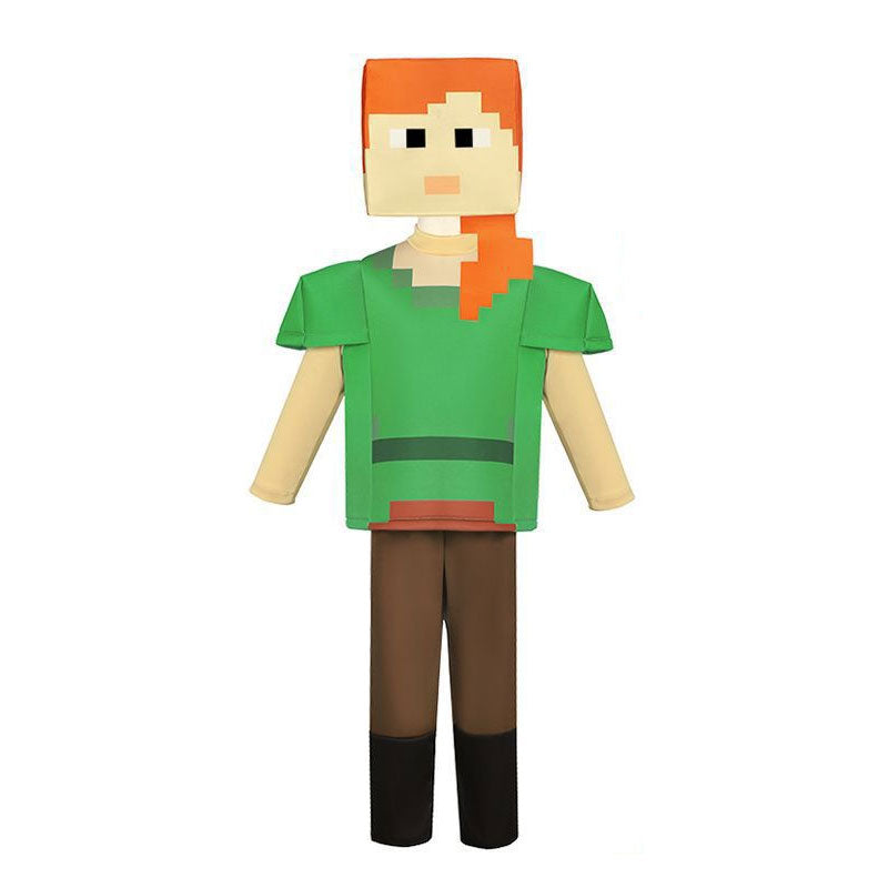 Minecraft Alex Steve Skeleton Cosplay Costumes Full Set – Rolecosplay